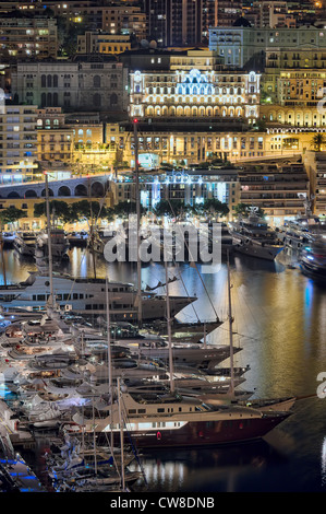 Night scene of Monte Carlo, Monaco Stock Photo - Alamy