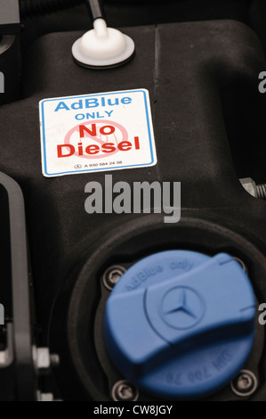 Tank for "Adblue" Diesel Emission Fluid on a lorry/truck Stock Photo ...