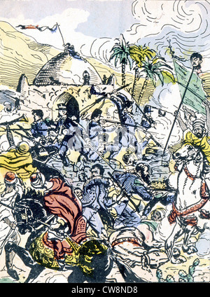 Algeria, colonization, illustrations Stock Photo - Alamy