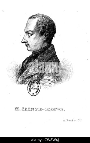 CHARLES AUGUSTIN SAINTE-BEUVE Stock Photo - Alamy