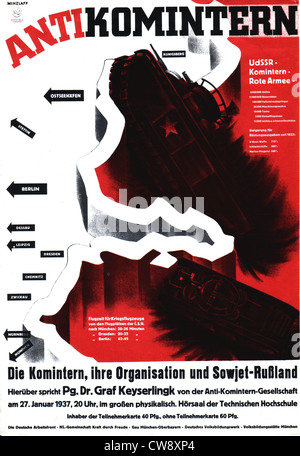 Propaganda poster against Bolchevism Stock Photo - Alamy