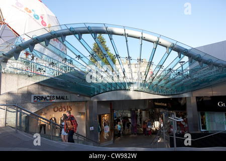 Princes Mall shopping centre Princes street central Edinburgh Scotland ...