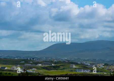 landscape with a cloudy sky at the countryside donegal Stock Photo - Alamy