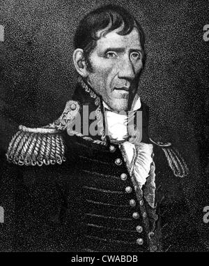 General Andrew Jackson. The Hero of New Orleans. 1815. Copy of lithograph by James Baillie ...