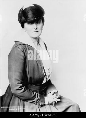EMILY POST (1872-1960) American author specialising in etiquette Stock ...