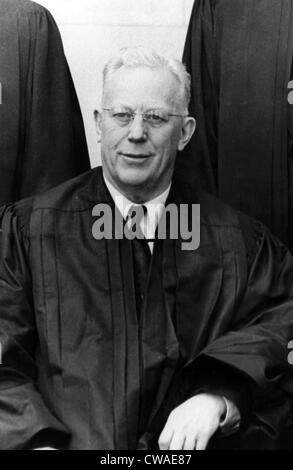 Chief Justice of the Supreme Court, Earl Warren, poses for a birthday ...