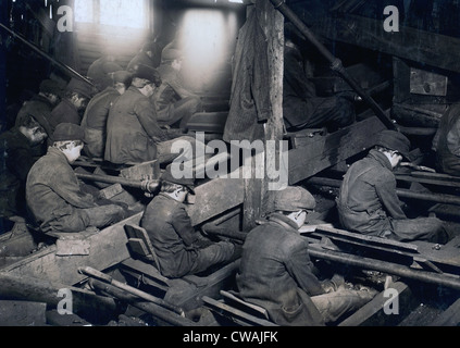 Child laborers portrayed by Lewis Hine in 1911. Breaker Boys were used ...