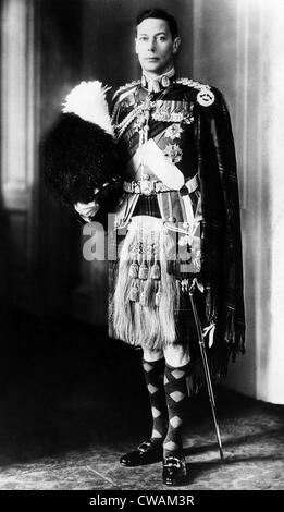 King George V - in full dress uniform with sword in official portrait ...