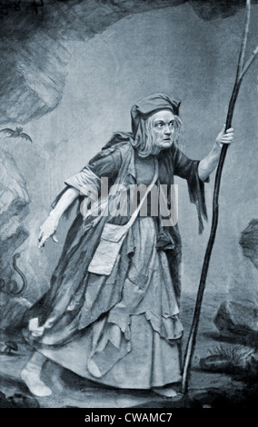 Charlotte Cushman (1816-1876), in costume as Meg Merrilies, a gypsy ...