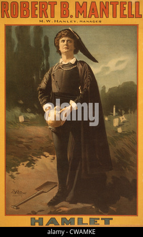 Robert B. Mantell (1854-1928), Scottish born American actor, who failed ...