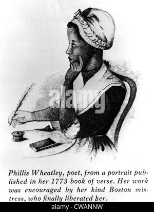 Phillis Wheatley (1753-1784), the first African American female writer ...