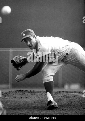Sandy Koufax of the Los Angeles Dodgers pitched 25 minutes of batting ...