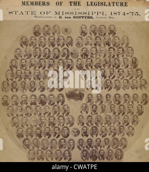 Commemorative photo montage of the members of the Mississippi ...