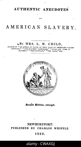 Slavery. An abolitionist book. The title page reads: Immediate, Not ...