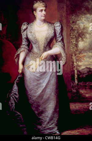 Caroline Harrison, First Lady Stock Photo - Alamy