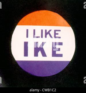 I Like Ike, presidential campaign button and slogan for Republican ...