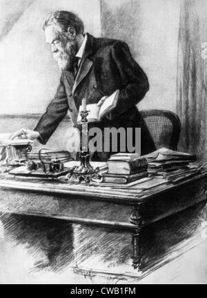 Portrait of Friedrich Engels (1820 - 1895) a German social scientist ...