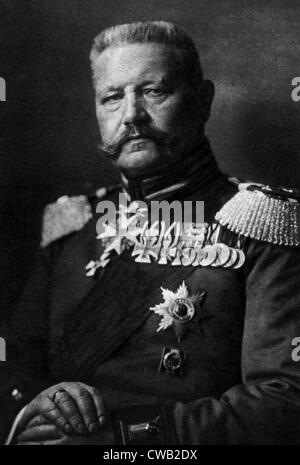 PAUL von HINDENBURG (1847-1934) German General in WWI and President ...