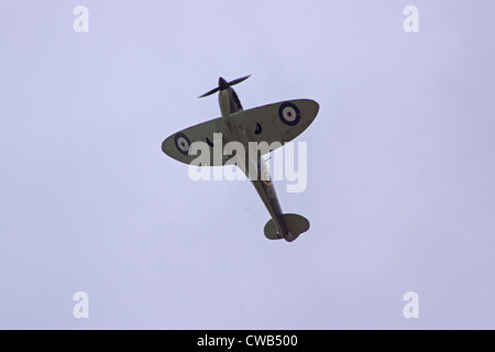 Side view of a Supermarine Spitfire of the Battle of Britain Memorial ...