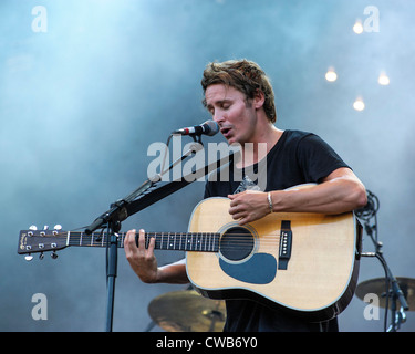 Ben Howard plays V Festival on 18/08/2012 at Hylands Park, Chelmsford ...