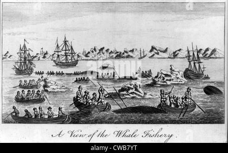 Whaling, 19th Century Stock Photo: 135089412 - Alamy