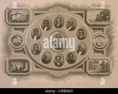 Richard Allen (1760-1831) and other African Methodist Episcopal bishops ...