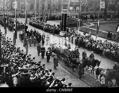 Funeral of Ernst vom Rath (1909-1938), a German diplomat assassinated ...