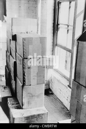 The sixth-floor window of the Texas School Book Depository, from which ...