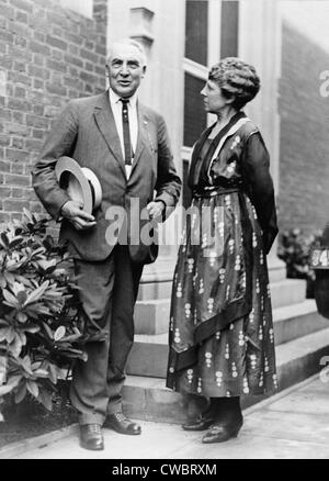 First Lady Florence Harding, wife of President Warren G. Harding ...