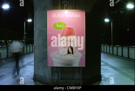 Sunsilk advertising poster in the Skytrain Stock Photo - Alamy