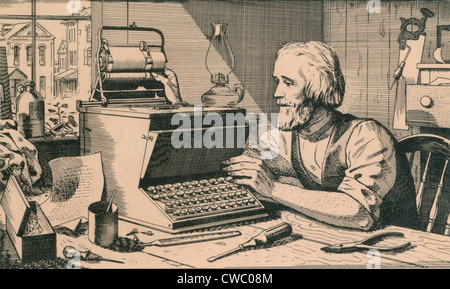 Christopher Latham Sholes (1819-1890) was an American inventor often ...