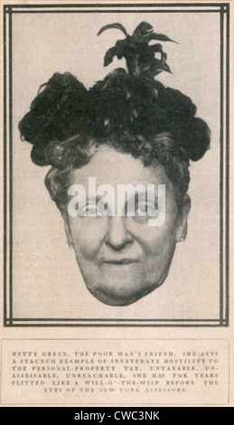 Hetty Green 1834-1916 was the only woman and one of the richest Wall ...