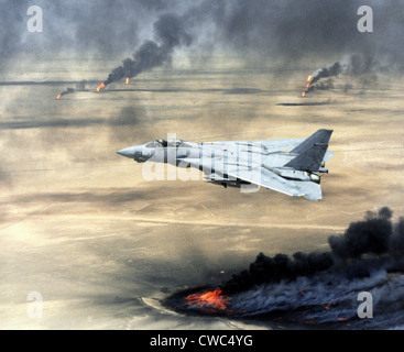 Kuwaiti oil wells were set on fire by retreating Iraqi forces during ...