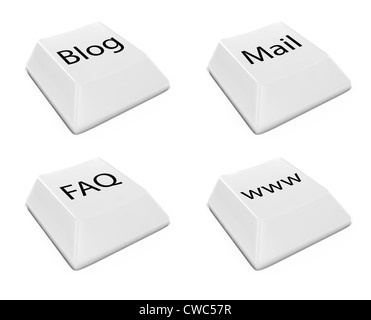 3d render of keyboard buttons set Stock Photo - Alamy