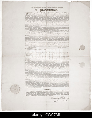 Alien and Sedition Acts of 1798. Printed document Stock Photo - Alamy