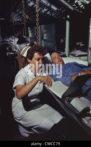 Vietnam War. Lieutenant Commander Dorothy Ryan, an Navy Nurse aboard ...