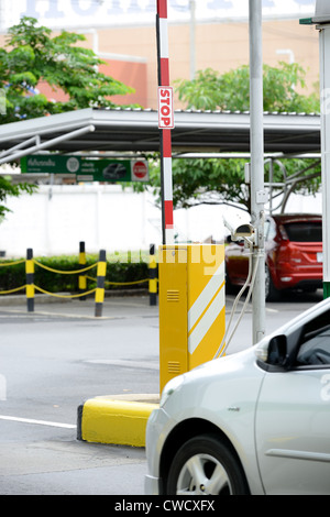 modern automatic car barrier system for car-park security Stock Photo ...