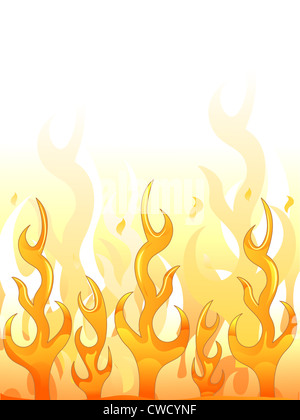 fire and flames illustration graphic Stock Photo - Alamy