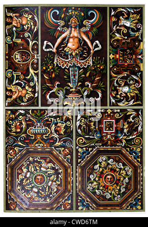 Renaissance German Painted sculpture Stock Photo - Alamy