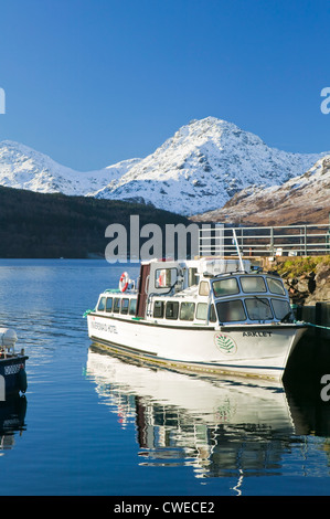 Inversnaid Ferry with Inversnaid Hotel, Loch Lomond, Stirlingshire ...