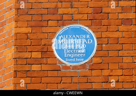 A blue plaque on the house occupied by W G Grace, the Cricketer, in ...