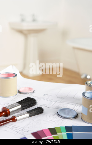 DIY concept with decorating tools Stock Photo - Alamy