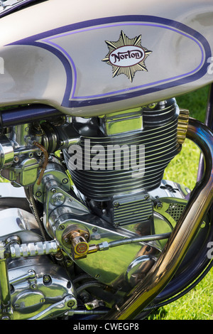 NorBsa Café racer motorcycle , Classic british motorcycle Stock Photo ...