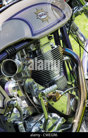 NorBsa Café racer motorcycle , Classic british motorcycle Stock Photo ...