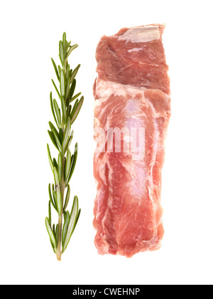 Spare ribs isolated / Raw pork ribs bone spare ribs isolated on white ...
