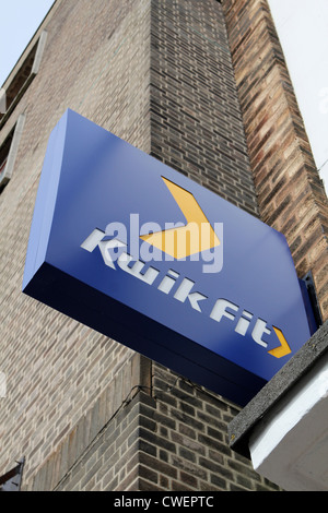 Kwik Fit logo. From garage in Birmingham, England, UK. Kwik Fit carries ...