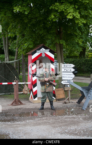 German soldier on guard at check point Stock Photo: 50115112 - Alamy