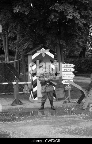 German soldier on guard at check point Stock Photo: 50115112 - Alamy