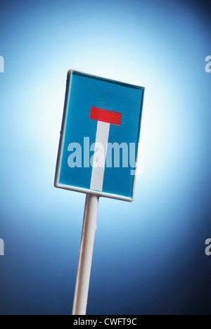 traffic sign indicates dead end street in Brazil Stock Photo - Alamy