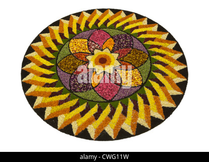 POOKKALAM FLORAL DECORATIONS DURING ONAM IN KERALA Stock Photo - Alamy